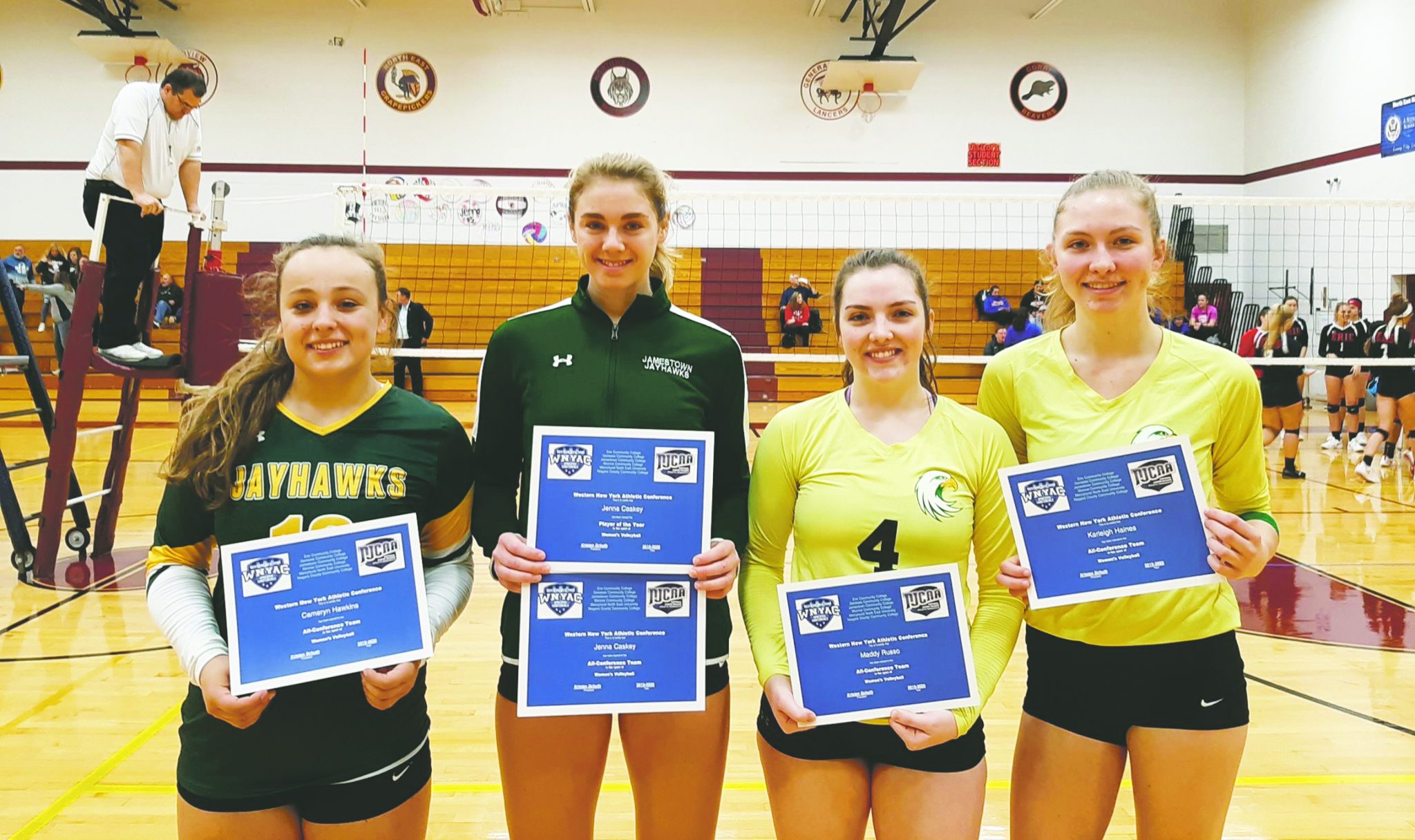 Local volleyball alums excel at JCC | News, Sports, Jobs - Observer Today